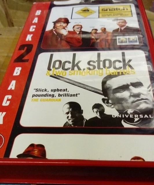 RARE DOUBLE BILL Vhs Tape 'Snatch & Lock, Stock And Two Smoking Barrels ...