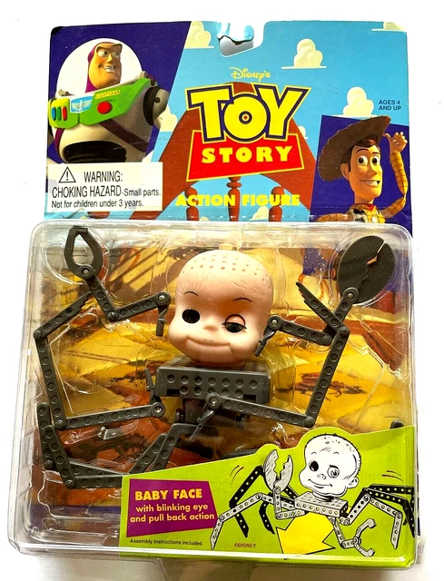 1995-96 DISNEY THINKWAY Pixar TOY STORY BABY FACE ACTION FIGURE ...
