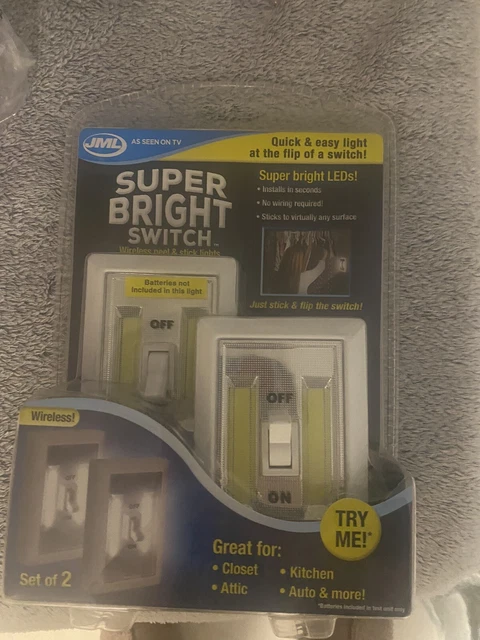 JML - SUPER Bright Switch Wireless Peel And Stick Lights £12.99 ...