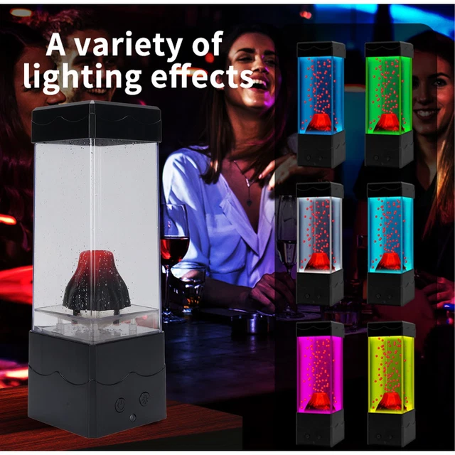 VOLCANO LAMP VOLCANIC Table Lamp Energy Efficient For Living Room £21. ...