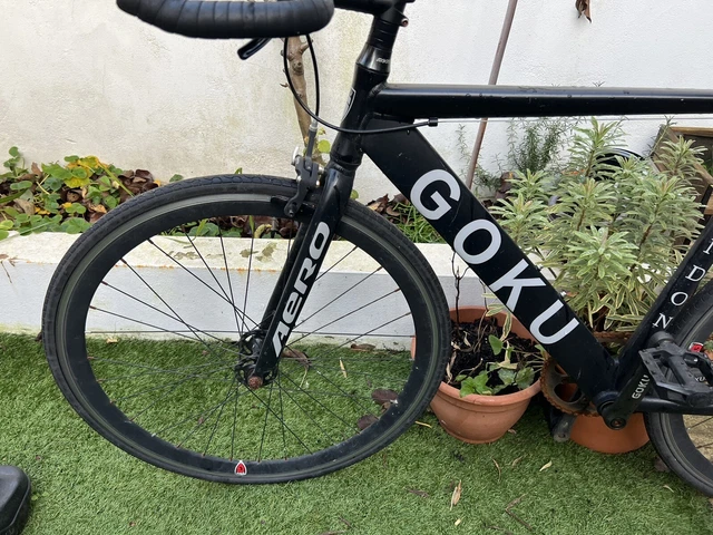 SINGLE SPEED BLACK Goku Bike 56cm £51.03 - PicClick UK