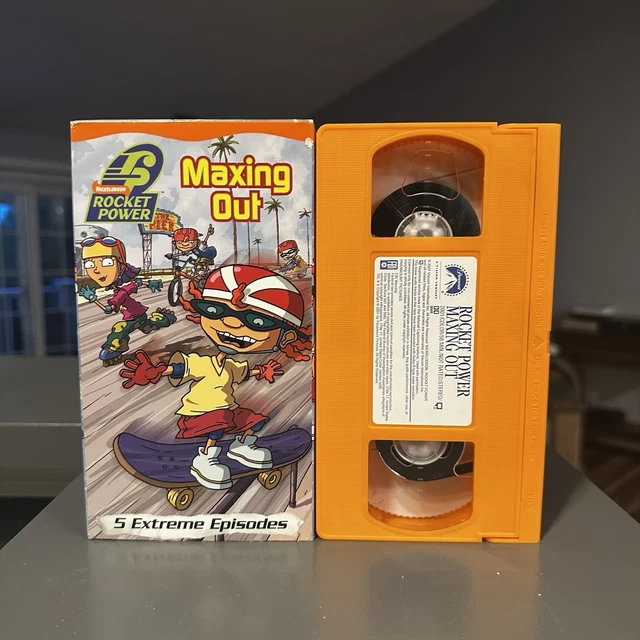 NICKELODEON ROCKET POWER - Maxing Out VHS Extremely Rare - Orange Tape ...
