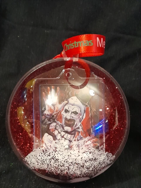 ART THE CLOWN The Terrifier Horror Christmas Bauble Tree Decoration ...