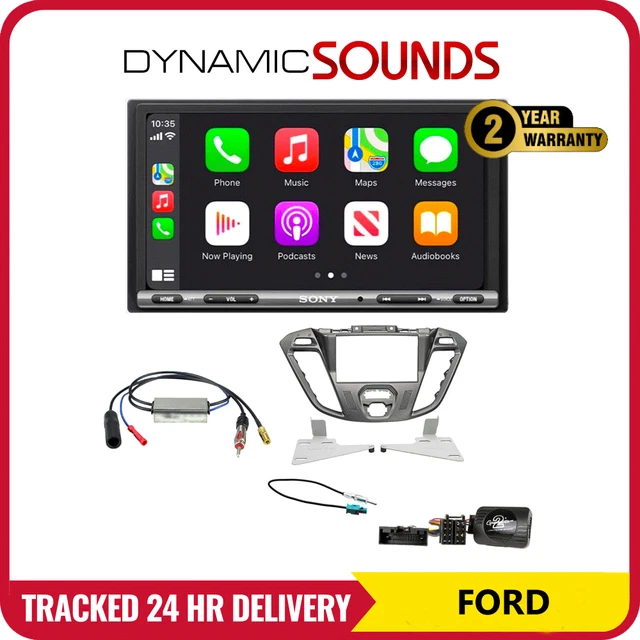 FORD TRANSIT CUSTOM (2012-2021) Sony CarPlay Android Auto DAB Stereo ...