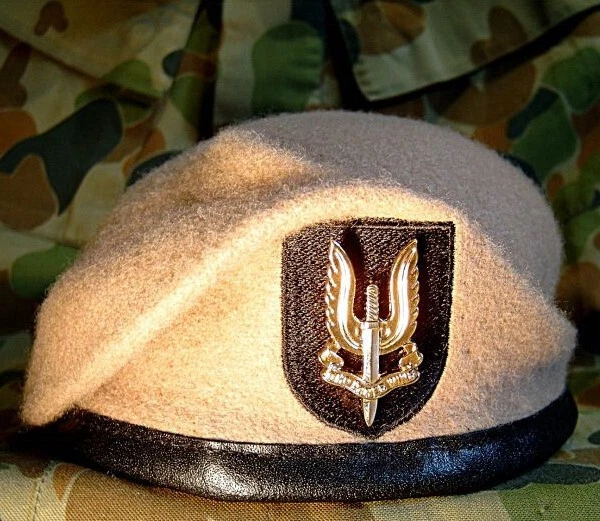 AUSTRALIAN ARMY SAS Beret Special Air Service Sasr Special Forces Lined ...