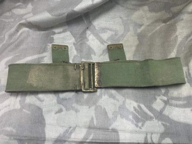 ORIGINAL WW1 BRITISH Army 1908 08 Pattern Webbing Belt - 1918 Dated ...