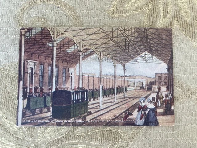 LONDON NORTH WESTERN Rly Postcard, Euston Station, London, Open ...