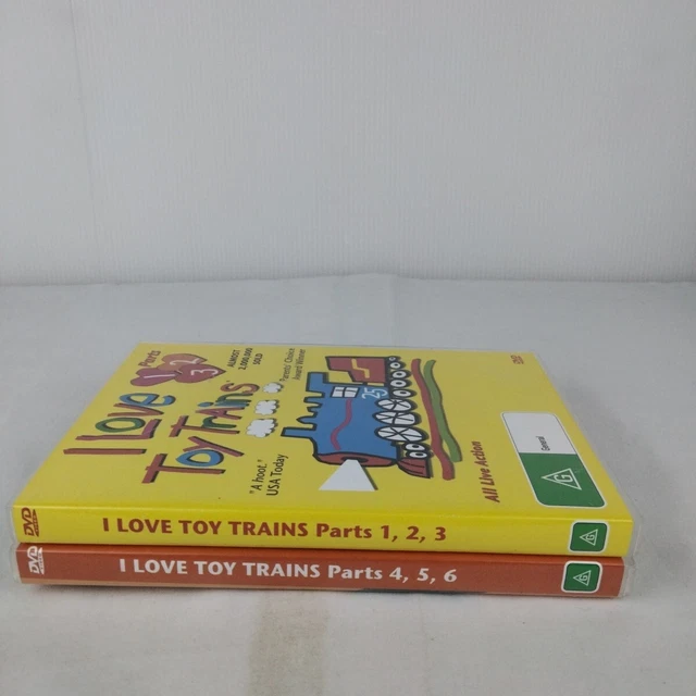 I LOVE TOY Trains - Parts 1-6 NTSC DVD All Region Free - 123456 $17.46 ...