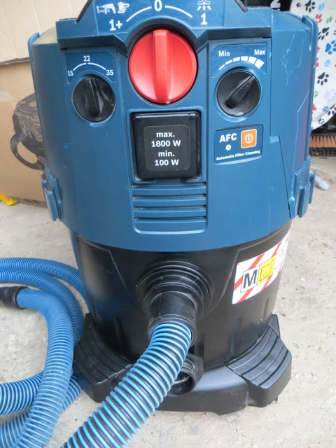 BOSCH PROFESSIONAL GAS 35 M AFC Wet/Dry Extractor VACUUM used good cond ...