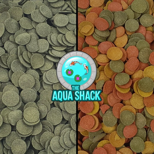 SPIRULINA & ALGAE Wafer Mix Fish Food Sinking Pleco Bottom Feeder ...