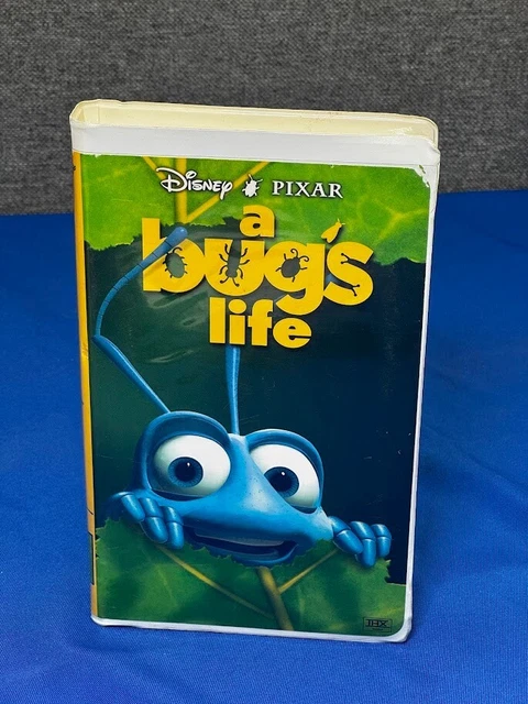 A BUG’S LIFE Vintage Walt Disney Pixar Animated Film on VHS Tape 1999 £ ...