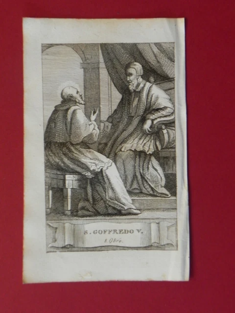 SAN GODFREY GODEFROY Gottfried Amiens Acquaforte Original Gravure À L ...