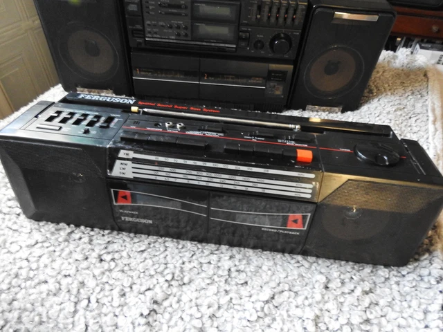 FERGUSON RADIO CASSETTE boombox with subwoofer £11.12 - PicClick UK
