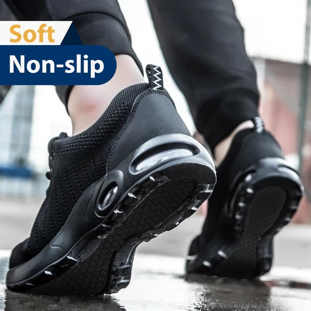 MEN WOMEN SAFETY Trainers Safety Shoes Steel Toe Cap Trainers Work ...