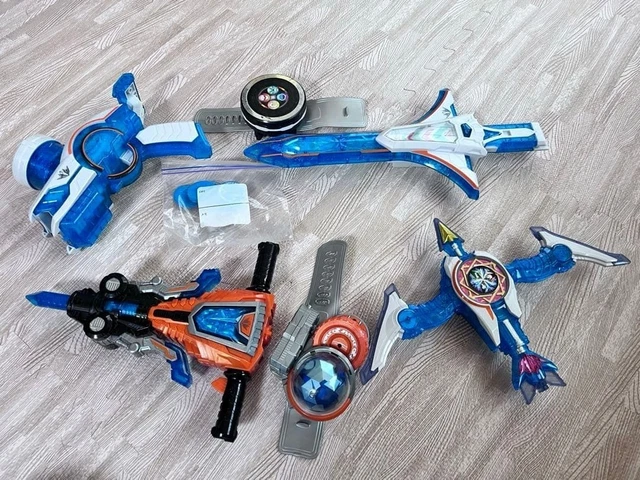 POWER RANGERS KIRAMAGER Kiramei Silver DX Shiny Kiramei Changer & Shiny ...