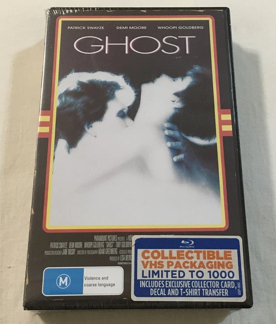GHOST (1990) - VHS Case Limited Blu-Ray Region B | New | Patrick Swayze ...