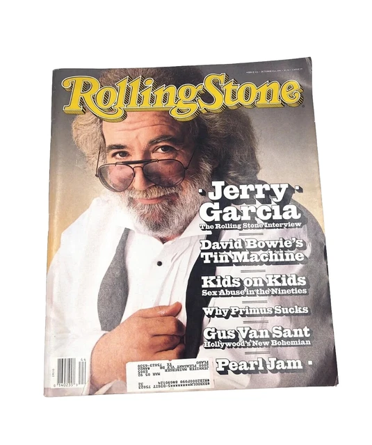 JERRY GARCIA COVER 1991 Rolling Stones Magazine Issue 616 Dead Heads £9 ...