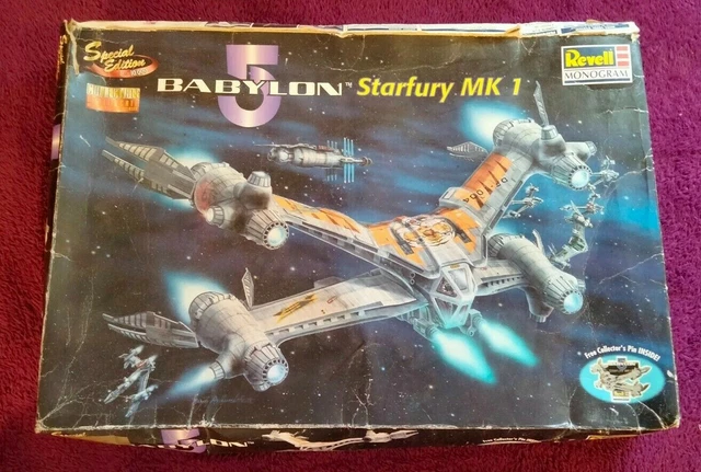 REVELL 1:72 BABYLON 5 STARFURY Mk.I Collectors' Ed. Model Kit 3632 ...