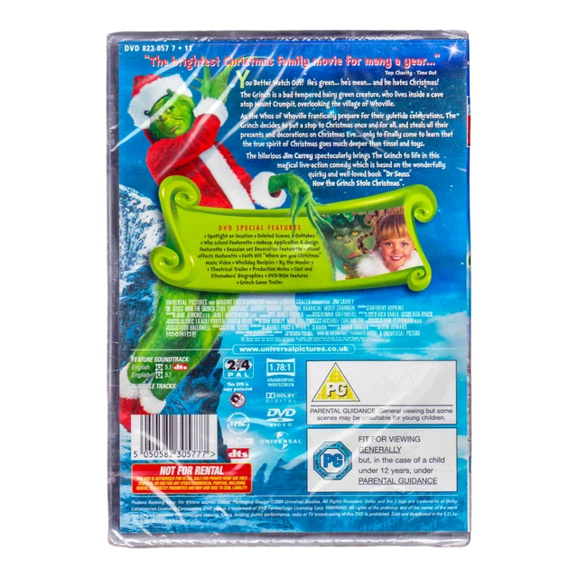 HOW THE GRINCH Stole Christmas DVD (2004) - New and Sealed £5.98 ...