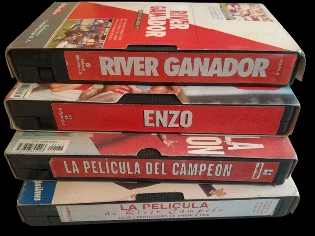 FOUR VHS TAPES about the great Argentine team River Plate £55.53 ...