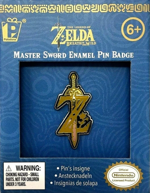 OFFICIAL NINTENDO THE Legend Of Zelda Master Sword Pin Badge Brand New ...