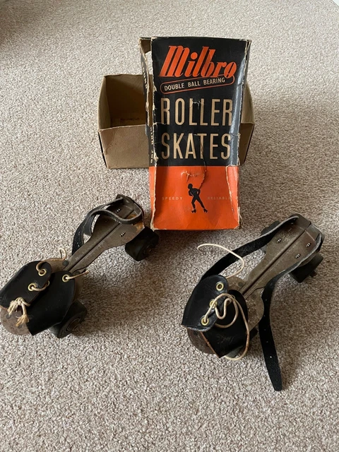 VINTAGE AND RARE Milbro Roller Skates in original box. Circa 1960's £29 ...