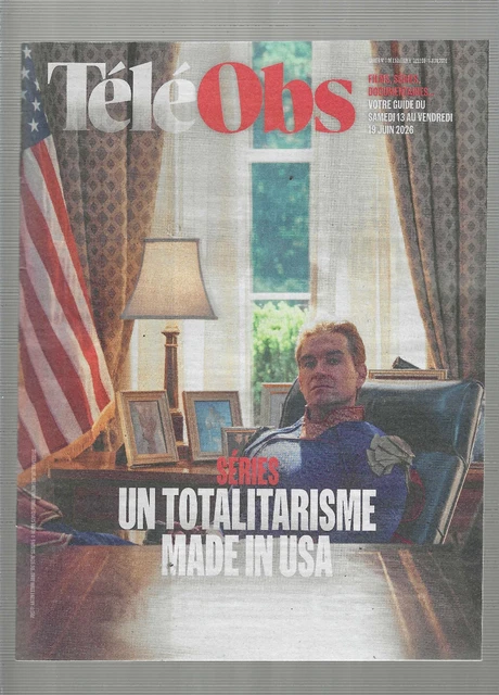 TELE OBS-11 JUIN 2026-Totalitarisme USA/Bong JOON-HO/MANOUCHIAN/charge ...