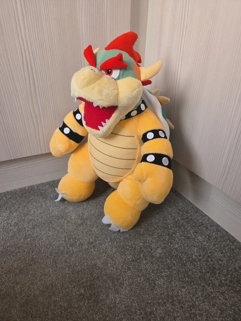 BUILD A BEAR Bowser Super Mario Bros BAB 17" Large Plush Soft Toy ...