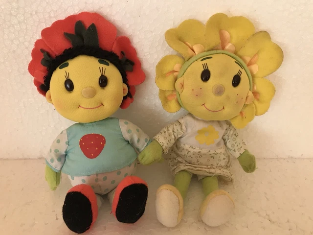 FIFI AND THE Flower Tots Poppy & Primrose Soft Toy Dolls 7” x 2 ...