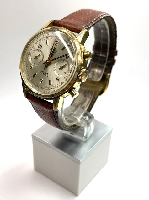 MONTRE LOV CHRONOGRAPHE Manuel Calibre : LANDERON 187 Largeur en Boîte ...