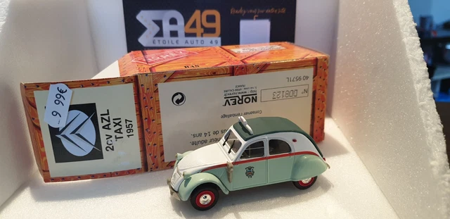 NOREV-COLLECTION 2CV N°11 2Cv Azl De 1957 Version Taxi 1/43 Neuve ...