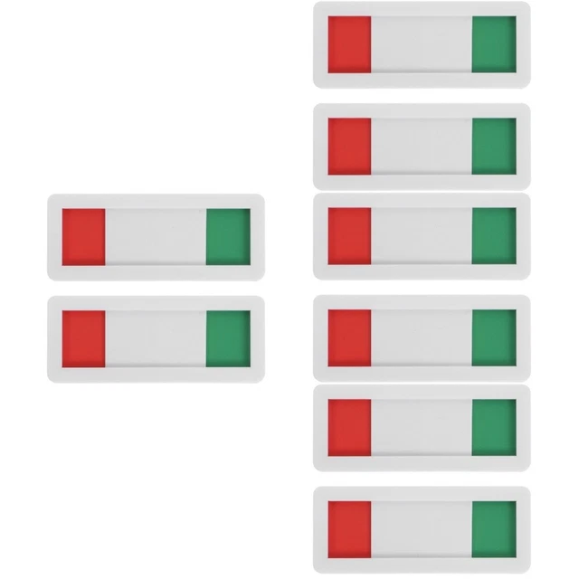 4 COUNT OFFICE Indicator Sign Privacy Signage Door Plate Push Slider £ ...