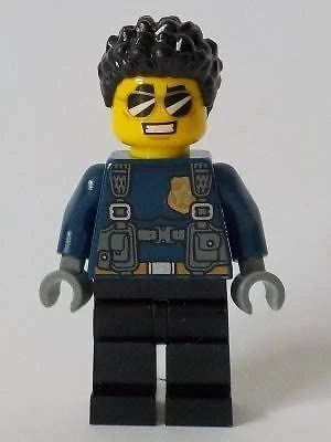 CITY LEGO MINIFIGURE Duke De Tain Policeman Police Collectabe Rare ...