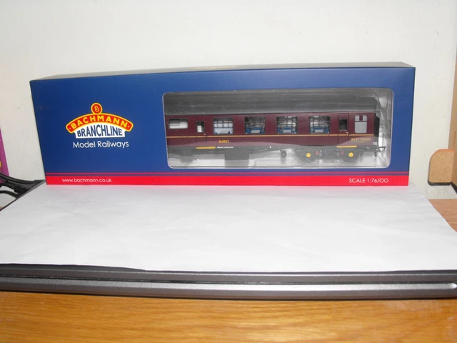 OO GAUGE BACHMANN Br Mk1 Miniature Buffet Restaurant Coach Wcrc Maroon ...