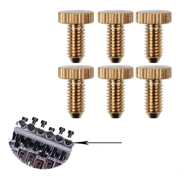 LOT DE 6 vis de r glage fin pour guitare lectrique robuste Tremolo Bridge EUR 7,94 - PicClick FR