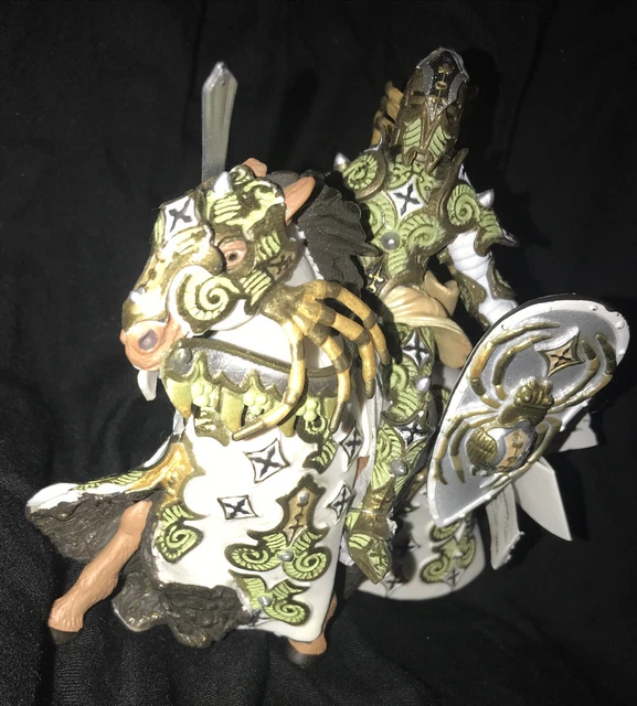 PAPO SPIDER WARRIOR Knight Horse Fantasy Figures Toy Sword Retired ...