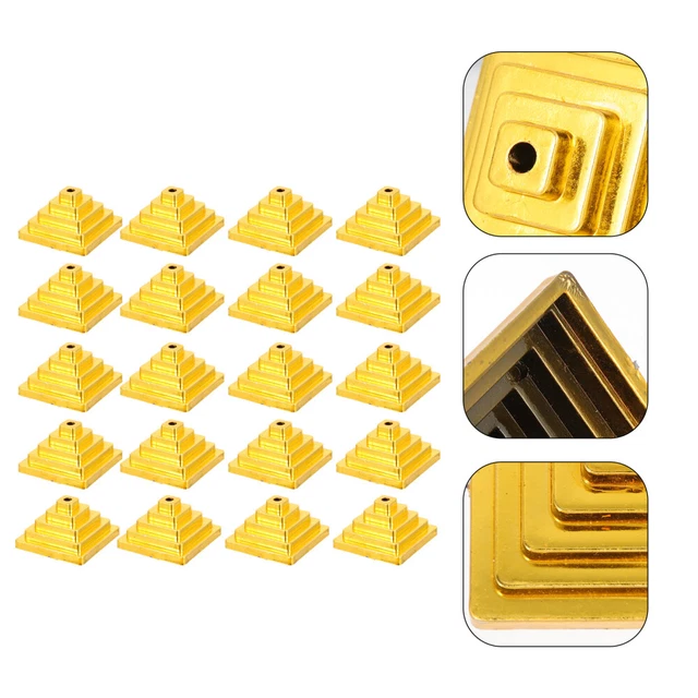 30PCS PREMIUM PLASTIC Square Flag Pole Bases for Meeting Universal ...