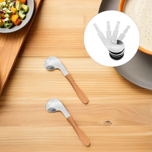 6 PCS CHILD Adaptive Spork Head Component Kid Replacement Stainless ...