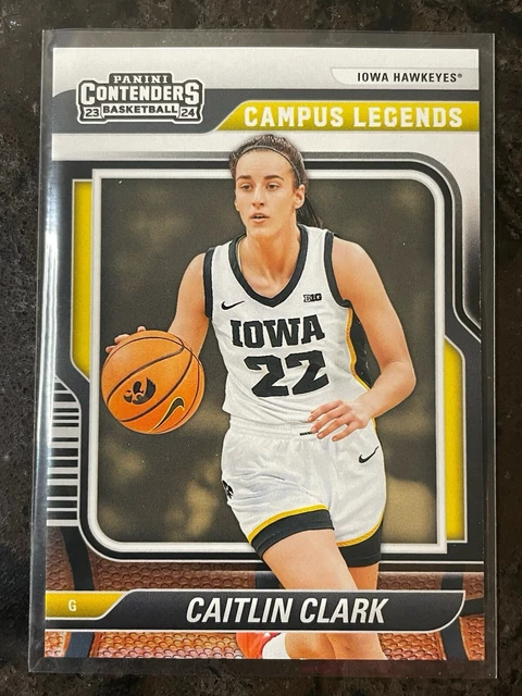 2024 PANINI CAITLIN Clark Collection Contenders Campus Legends #CL2 £0. ...