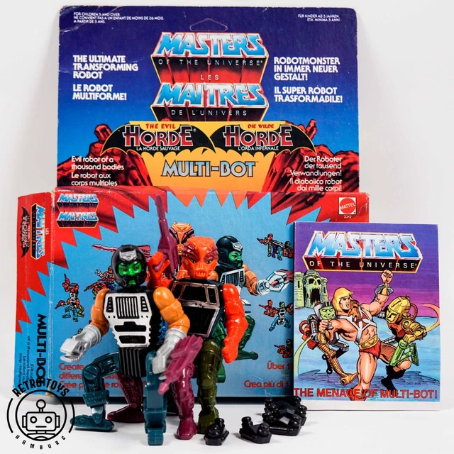 MASTERS OF THE Universe vintage MULTI-BOT 100% completo IMBALLO ...
