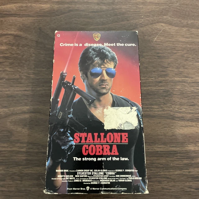 COBRA VHS 80S Action Cult Stallone Crime Warner Home Video First ...
