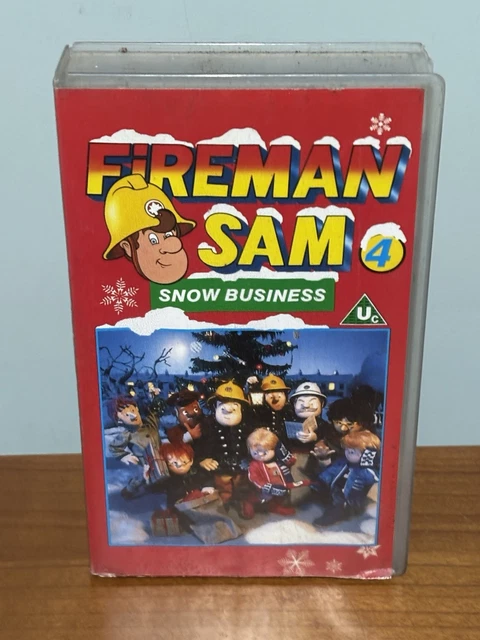 FIREMAN SAM 4 Snow Business Vhs video tape vintage collectors £10.07 ...