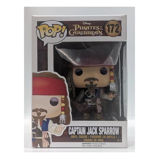 FUNKO POP! DISNEY Pirates of the Caribbean #172 Captian Jack Sparrow ...