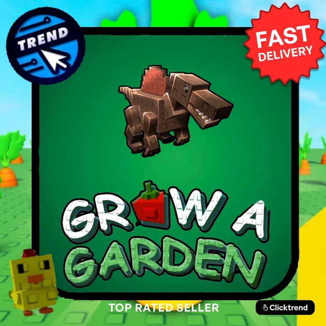 SPINOSAURUS GROW A Garden Roblox | Seeds, Gears, Animals | Fast & Easy ...