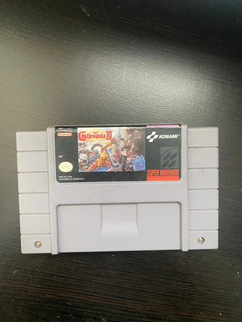 AUTHENTIC! SUPER CASTLEVANIA IV 4 (Super Nintendo, SNES, 1991) Tested ...