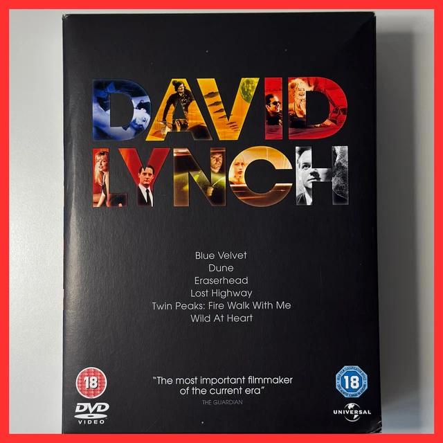 DAVID LYNCH 🎞️6 DVD 🇬🇧Englisch Box Set Komplette Film Kollektion 🎥Dune ...
