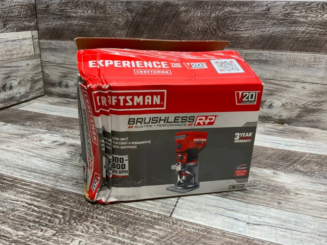 CRAFTSMAN V20 ROUTER Tool, Cordless, Variable Speed, Plunge Router Tool ...