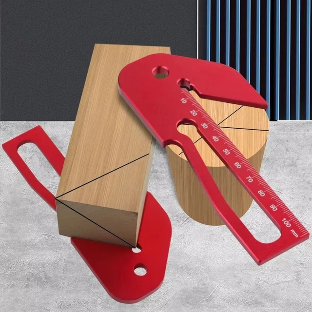 PRECISION RIGHT ANGLE Line Gauge Square Center Finder Carpentry £10.18 ...