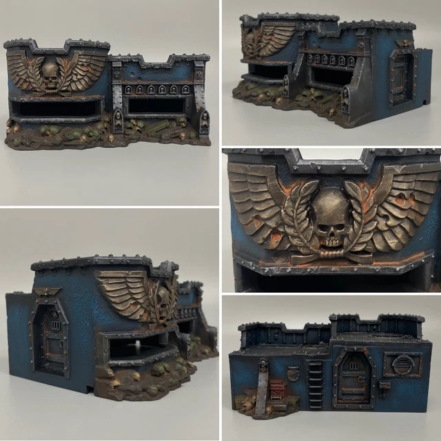 WALL OF MARTYRS Imperial Bunker Warhammer 40K Terrain Astra Militarum ...