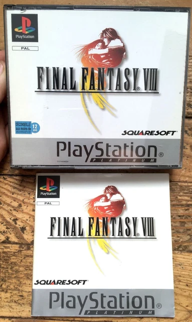 FINAL FANTASY VIII Platinum Big Box COMPLET SONY PS1 PAL FRANÇAIS CIB ...